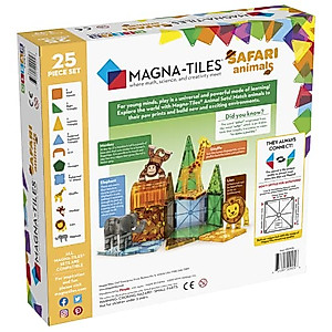 Magna Tiles® Safari Animals 25 Piece Set