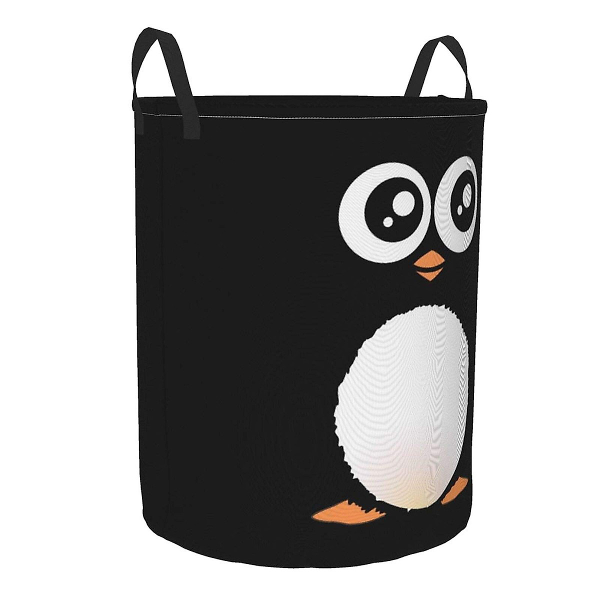 Foruidea Cute Penguin Laundry Basket,Laundry Hamper,Collapsible Storage Bin, Oxford Fabric Clothes Baskets,Nursery Hamper For Home,Office,Dorm,Gift Basket