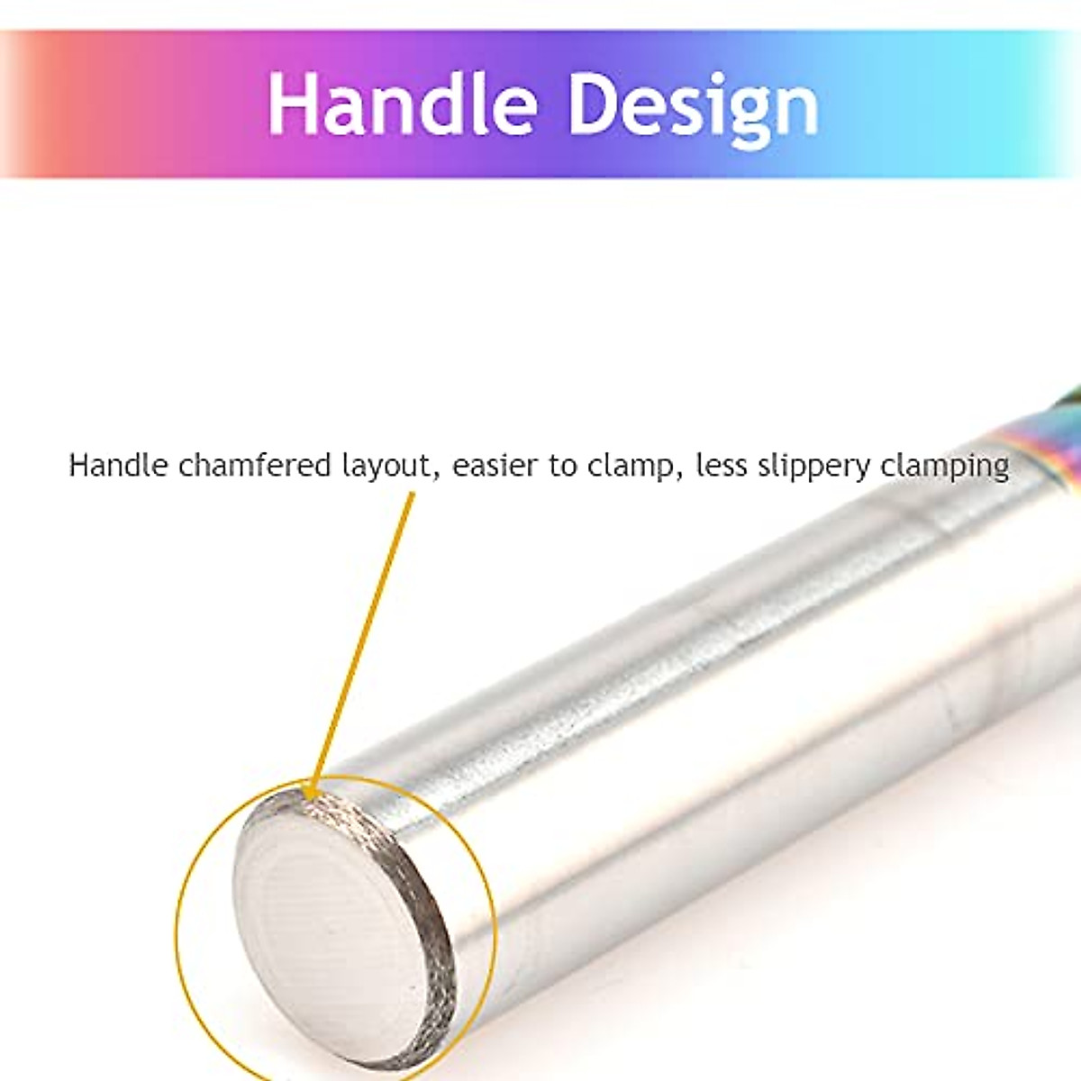 1/8" Carbide Square End Mill for Aluminum Copper Applications, 3-Flute,1/8" Cutting Diameter,1/8" Shank,DLC Coating, CNC Router Bits, End Mill Bits, U-Type Design, 10-Pack (3.175 * 3.175 * 15mm)