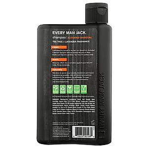 Every Man Jack Activated Charcoal Purrifying 2 In 1 Shampoo + Conditioner -13.5oz, 13.5 Oz