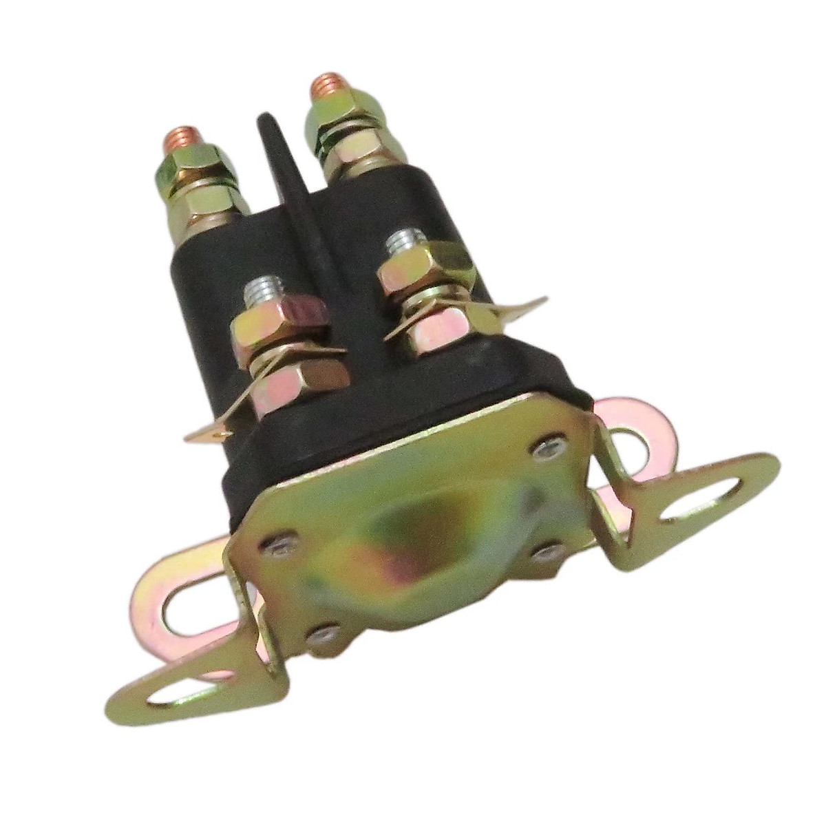 Rllyer Starter Solenoid w/ 2 Hole Bracket For Exmark Lawn Boy Toro 104-3189 117-1197