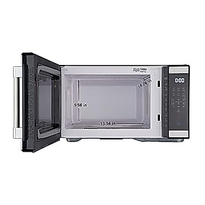 1.1 cu. ft. Countertop Microwave Oven, 1000 Watts (Color : Silver)