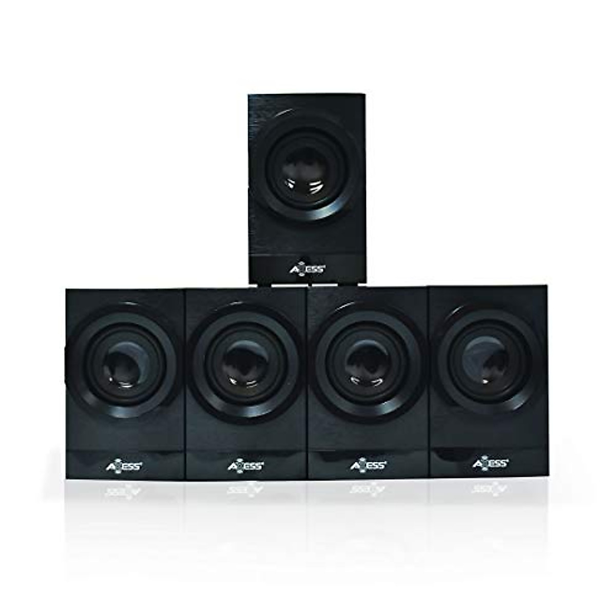 AXESS Mini Entertainment System 5.1-Channel Home Theater Speaker System Black (MSBT3911BK)