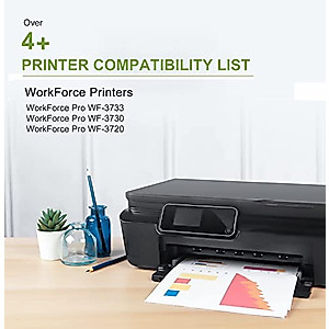 HOINKLO Remanufactured 702XL Ink Cartridge Replacement for Epson 702 T702XL T702 to use with Workforce Pro WF-3720 WF-3730 WF-3733 Printer (2 Black, 1 Cyan, 1 Magenta, 1 Yellow, 5 Pack)