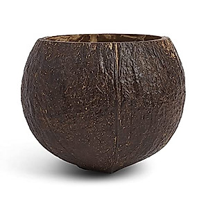 Cocowhoa Coconut Shell Candle, Scented Soy Essential Oil Infused Candle, Natural Wood Wick, Made with Reclaimed Coconut Shells, Eco-Friendly, Toasted Coconut Scent