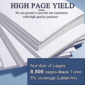 MOLIMER TN-750 TN750 High Yield Toner Cartridge TN750 Compatible Replacement for HL-5440D 5450DN 5470DW/DWT DCP-8110DN 8150DN 8155DN MFC-8710DW 8810DW 8910DW Printer (1 Pack, Black)