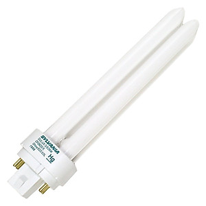 Sylvania 20669 26W Compact Fluorescent 4-Pin Double Tube 4100K 2-PACK