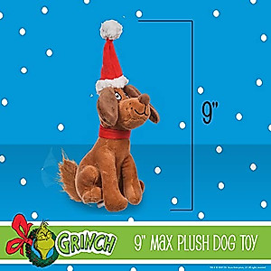 Dr. Seuss for Pets The Grinch Max Rope Limb Pull Dog Toy | The Grinch Plush Dog Rope Toy from Dr Seuss Collection | Large Squeaky Tug of War Dog Toy Dog Christmas Toys, 12 Inch, (FF18348)