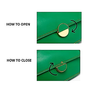 Scarleton Cross Body Bag, Purses and Handbags, Slim Cross Body Purse, Women’s Crossbody Handbags, Travel Bag Small, H2090_13 - Green