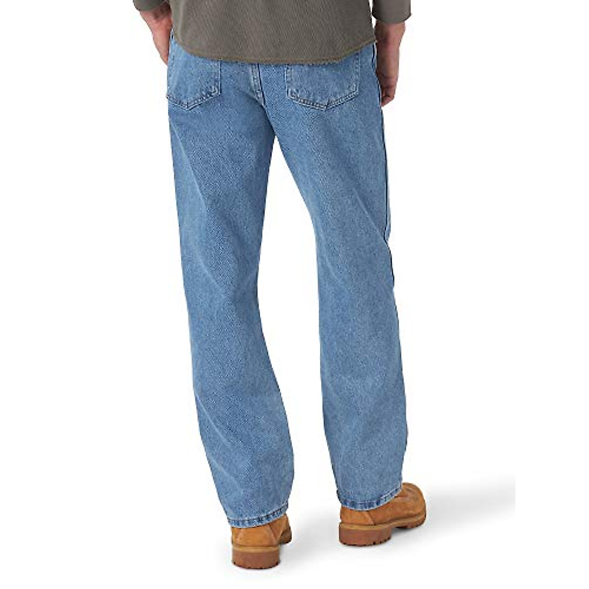 Rustler Men's Classic Regular Fit, Stonewash, 34W x 30L