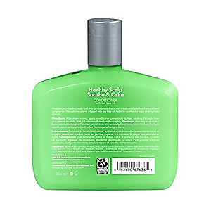 Neutrogena Soothing & Calming Healthy Scalp Conditioner to Moisturize Dry Scalp & Hair, with Tea Tree Oil, pH-Balanced, Paraben-Free & Phthalate-Free, Safe for Color-Treated Hair, 12oz