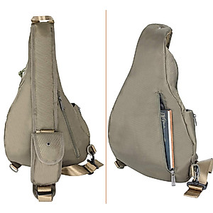 Larswon Sling Backpack, Sling Bag, Crossbody bag for Women Small Backpack Men Backpacks for Small Laptop Tablets Army Green