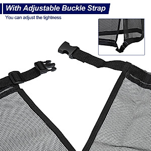 PATIKIL Air Conditioner Cover, 31.5x31.5x35.4 Outdoor AC Unit Mesh Covers Central AC Cover for Outside Unit Protect from Leaves Clogging Branch Cotton, Black