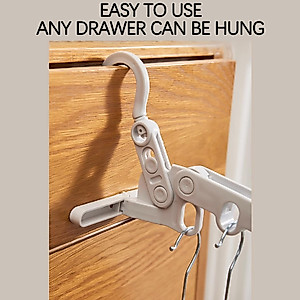 2PCS Drying Rack Foldable Hanger Portable Travel Hotel Clothes Hanger Foldable Business Trip Artifact Multi-Functional Travel Clothes Hanger Five Hole Clothes Hanger, Suitable for Various Scenarios