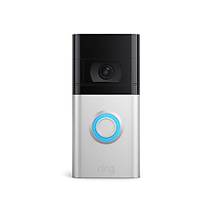 Certified Refurbished Ring Video Doorbell 4 – improved 4-second color video previews plus easy installation, and enhanced wifi – 2021 release