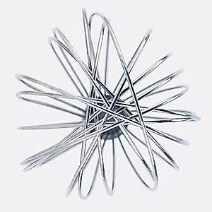 14" Stainless Steel Piano Whip / Whisk, Piano Wire Whip, Handheld Whisk for Blending, Whisking, Beating, Stirring and Mixing by Tezzorio