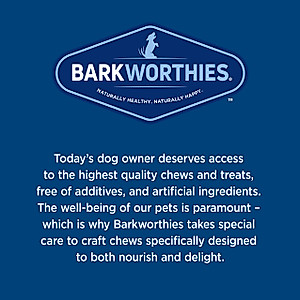 Barkworthies Healthy Dog Treats & Chews Puppy Dog Variety Pack (5 Chews) - Protein-Rich, All-Natural, Easily Digestible, Rawhide Alternative - Promotes Dental Health - Great Gift for All Dogs