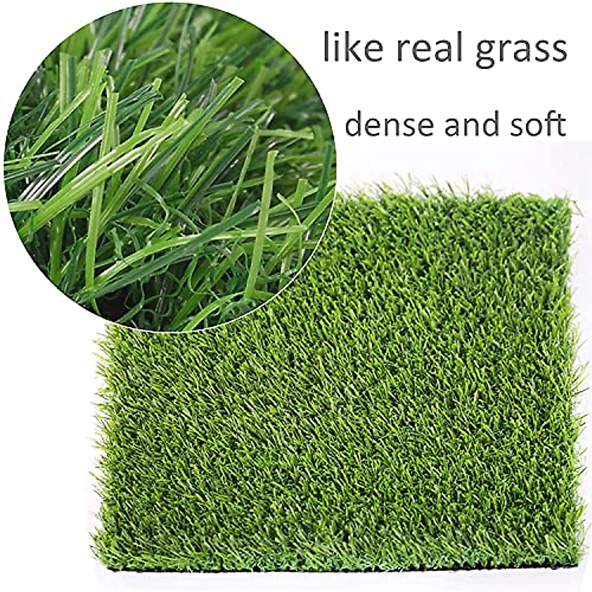 Hamiledyi Chicken Nesting Pads, Artificial Grass Rug Carpet Synthetic Turf Mats Nest Bedding for Chicken Coop Pet Garden Lawn 12"x12" (4PCS)