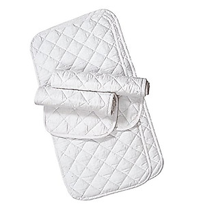 Weaver Leather Quilted Leg Wraps, White