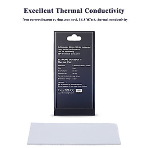Thermalright Thermal Pad 14.8 W/mK Non Conductive Heat Dissipation Silicone Pad for PC Laptop Heatsink CPU/GPU/LED Graphics Card Motherboard Silicone Grease Multi-Size Pad (85x45x3.0mm)
