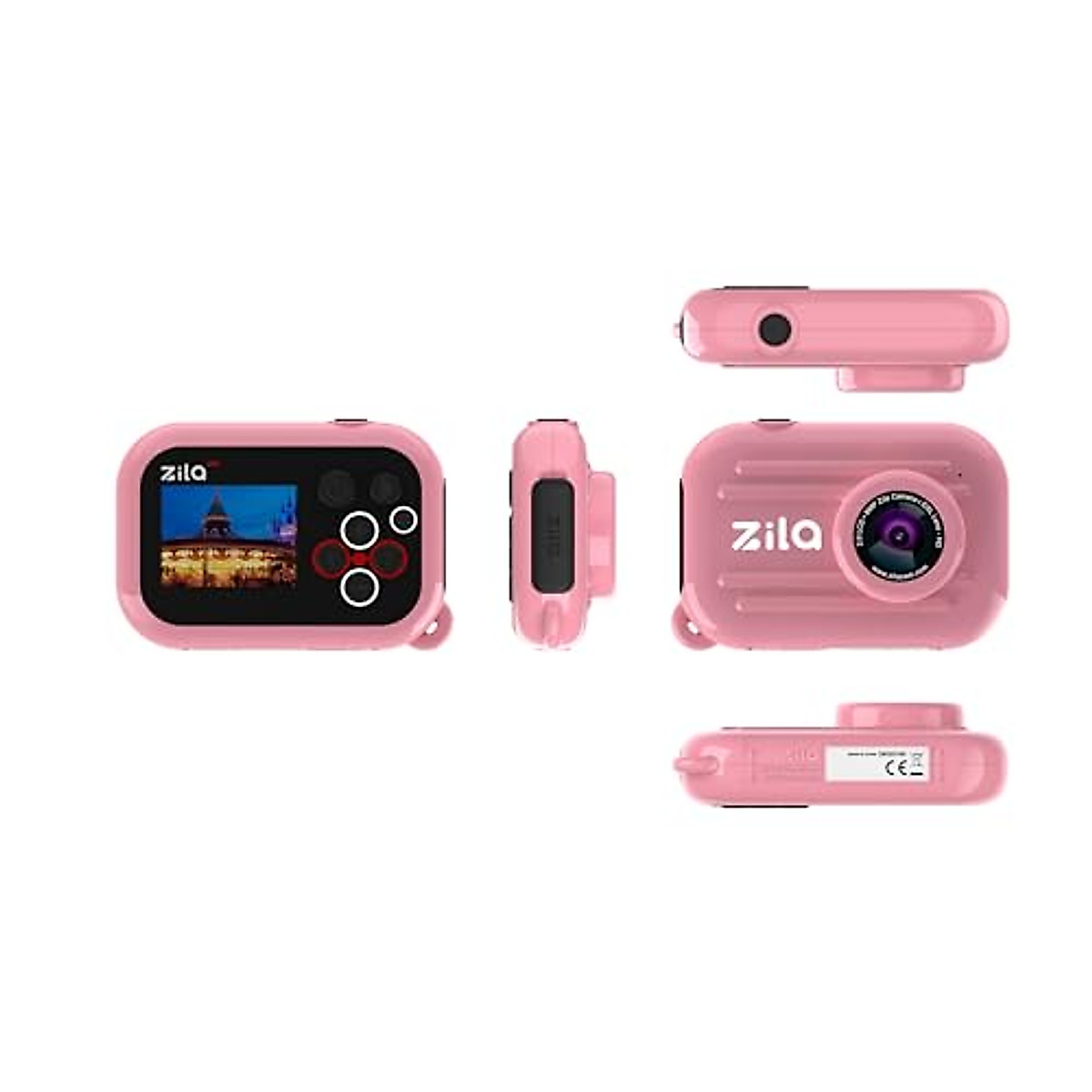 HD Kids Digital Camera,8 MP Photo and 1080P Video, 4X Zoom Waterproof and Dustproof Children's Digital Camera for Daily Use, Toys for Boys and Girls Over 3 Years Old.