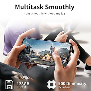 viqee S23U Cell Phone 5G Unlocked Phone,Smartphone with Tool Pen, Android 13.0 Cell Phone 6GB+256GB Full Netcom Support Dual SIM Dual Standby(Purple)