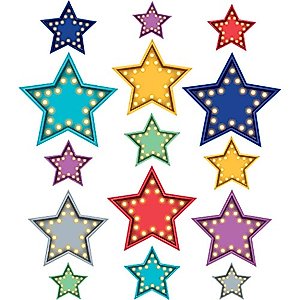 Marquee Stars Clingy Thingies Accents