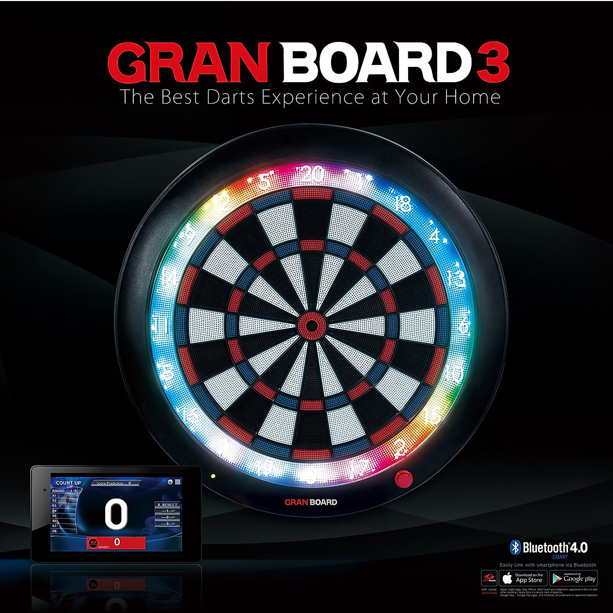 GRANBOARD 3s Bluetooth Electronic Dartboard - Blue