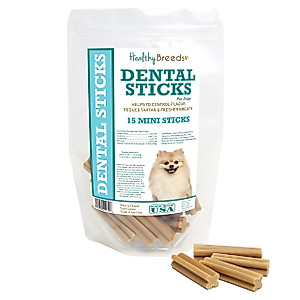 Healthy Breeds Pomeranian Dental Sticks Minis 15 Count