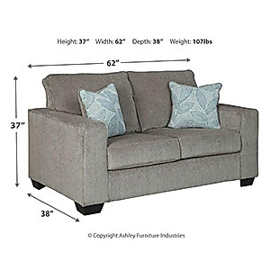 Signature Design by Ashley Altari Love Seats, Gray