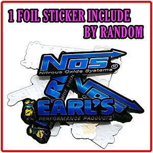 Cars Motorsport Nos Gulf Hot Rod Nascar Drag Racing Lot 6 Vinyl Graphic Decals Stickers D6094