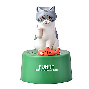 Cute Kitchen Timer, 60 Minute Visual Countdown Timer Mechanical Movement for Cooking for Studying (RB576 Green)