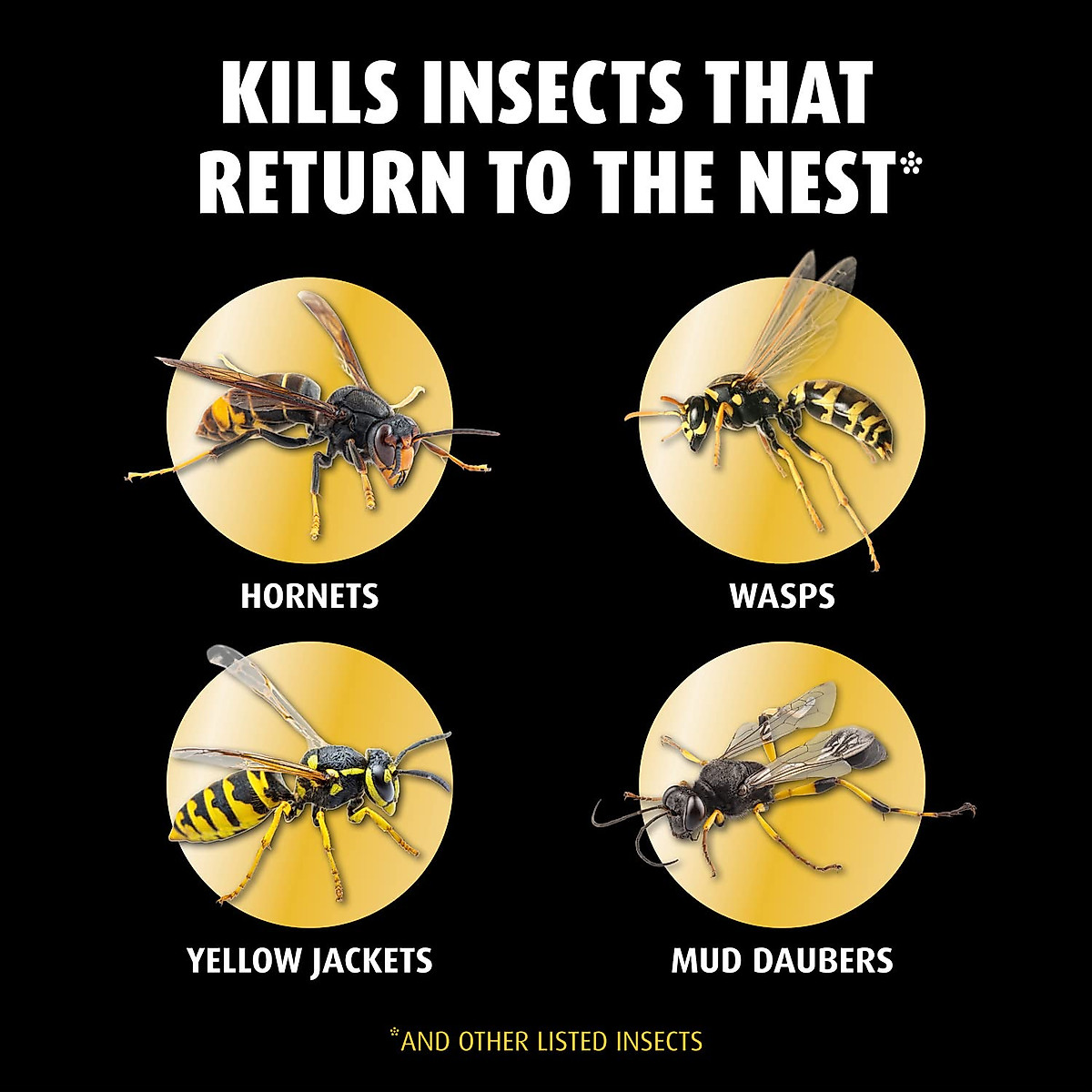 Ortho VB00028 Home Defense Killer7 16 oz, 3-Pack Hornet & Wasp Killer, 3 Pack,