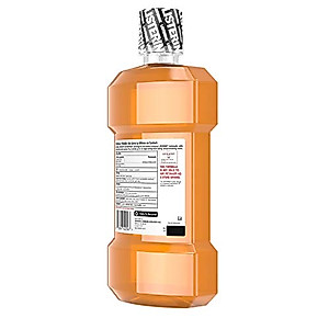 Listerine Ultraclean Oral Care Antiseptic Mouthwash with Everfresh Technology to Help Fight Bad Breath, Gingivitis, Plaque and Tartar, Fresh Citrus, 1.5 l