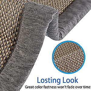 qianyingmeng Kitchen Mat,Kitchen Rugs Non Skid,Anti Fatigue Mats for Kitchen Floor,Kitchen Sink Mats,Kitchen Rugs Washable,Farmhouse Kitchen Rugs,Kitchen Mat Cushioned (W20xL31.5 +W20xL47, Grey)