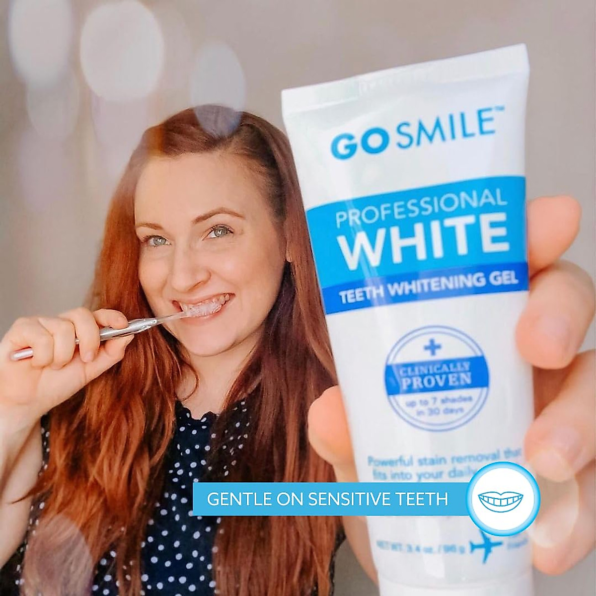 GO SMILE Teeth Whitening Gel, 3.4 OZ.