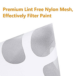 Terberl 100 Pack 100 Micron Paint Cone Paint Strainers, 100 Micron Paint Filter Paint Filter Cone with Fine Nylon Mesh - Automotive, Spray Guns, Arts & Crafts, Hobby & Painting Projects