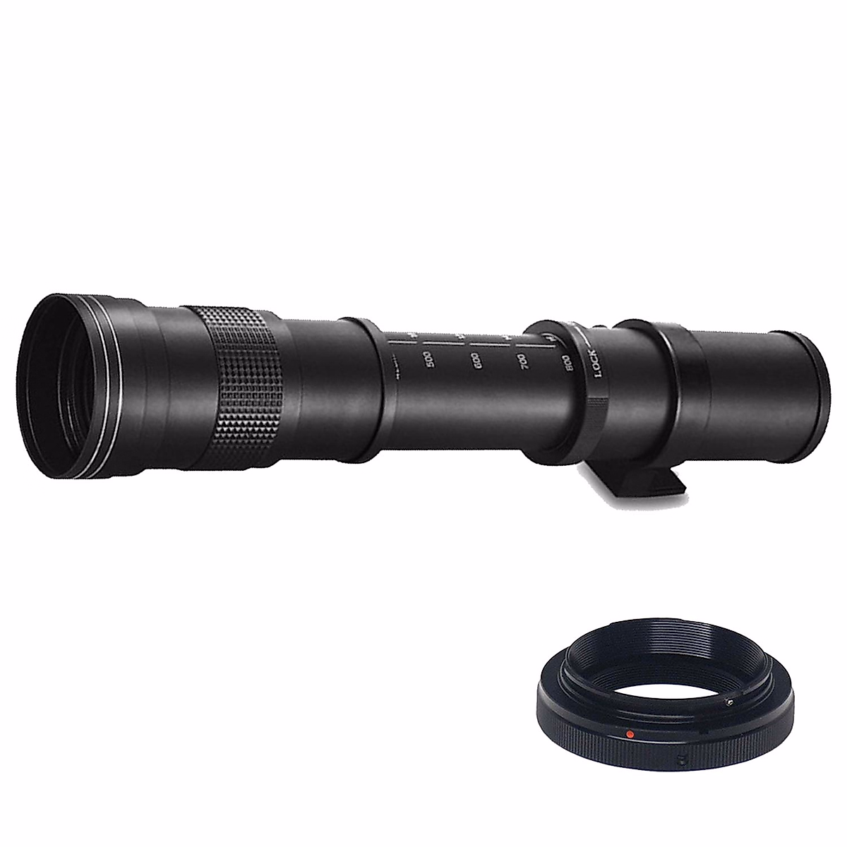 Canon EOS 850D / Rebel T8I DSLR Camera w/EF-S 18-55mm F/4-5.6 STM Zoom Lens + 420-800mm Super Telephoto Lens + 64GB Memory, Case, Tripod, Flash, Remote, and More (36pc Bundle) (Renewed)