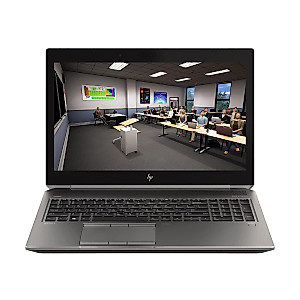 HP ZBook 15 G6 15.6" FHD Core i7-9850H 2.6GHz, 32GB RAM, 1TB SSD, Windows 11 Pro 64Bit, CAM, NVIDIA Quadro T1000 4GB (Renewed)