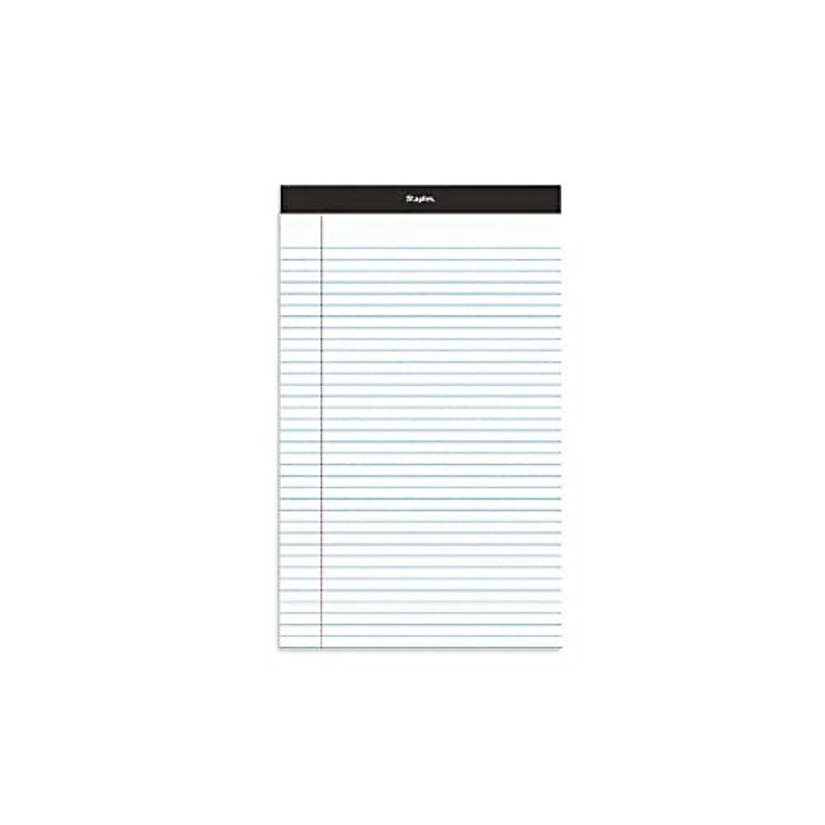 STAPLES 281303 Notepads 8.5-Inch X 14-Inch Wide White 50 Sh/Pad 12 Pads/Pk (51297/26786)