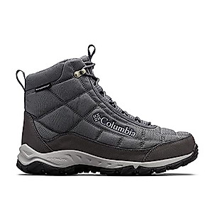 Columbia Men's Firecamp Boot, Titanium Grey Steel/Graphite, 10