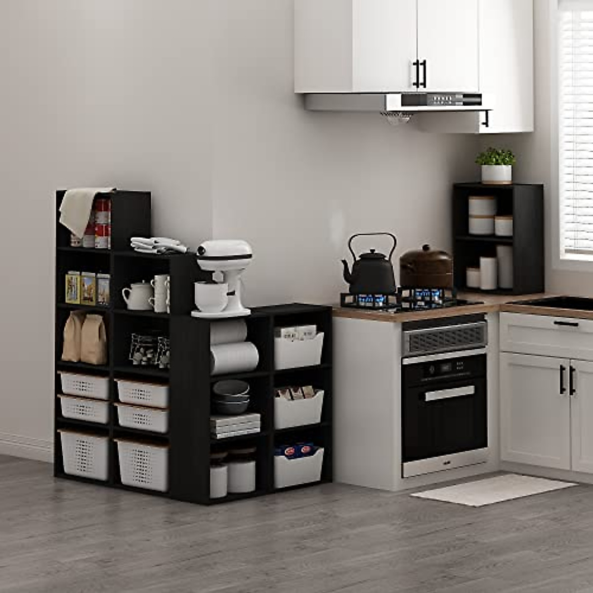 Furinno Luder Bookcase / Book / Storage, Blackwood 2-Tier