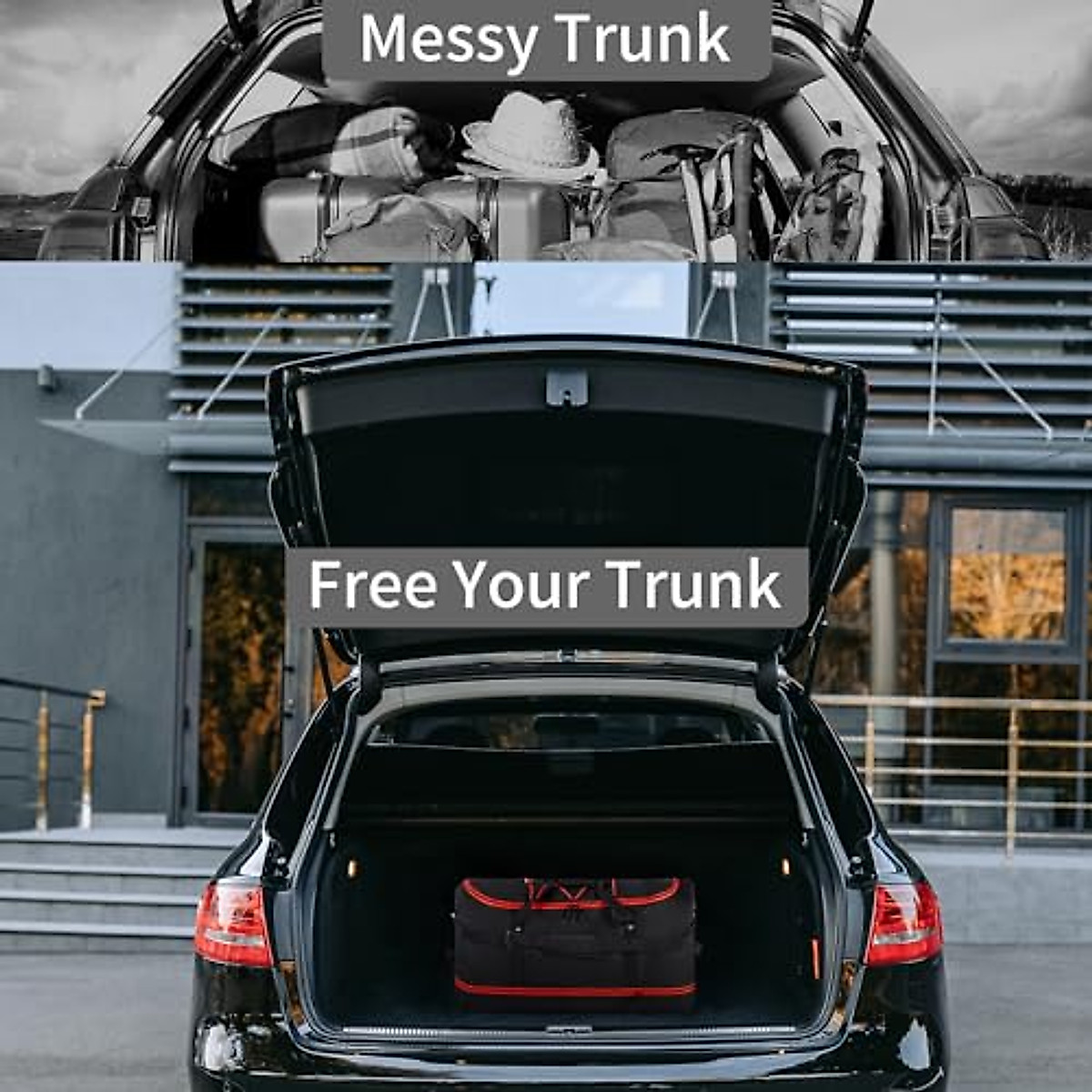 Vomgomfom 25'' 100L Expandable Rolling Duffle Bag with 3 Wheels,Foldable Travel Duffel Bag with Storage Bag