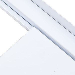 SKM Double Washing and Drying Machine Pedestal with Drawers White-7043