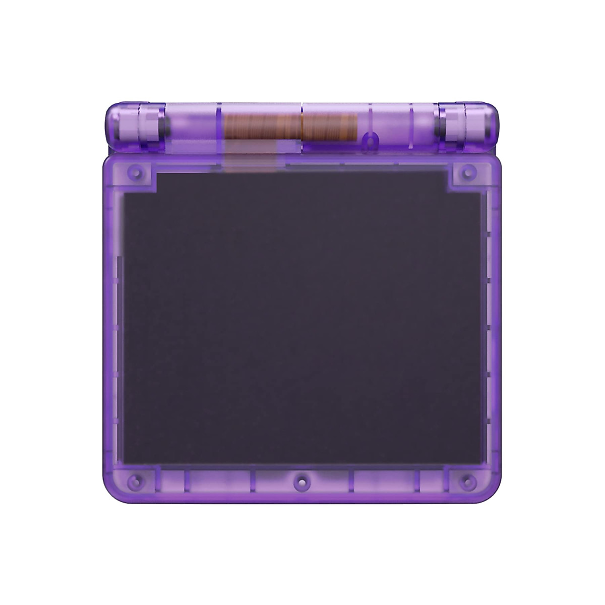 IPS Ready Upgraded eXtremeRate Clear Atomic Purple Custom Replacement Housing Shell for Gameboy Advance SP GBA SP – Compatible with Both IPS & Standard LCD – Console & Screen NOT Included