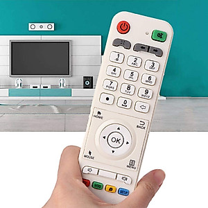 Baiko White Remote Control, Controller Replacement Compatible with LOOL Loolbox IPTV Box Great BEE IPTV and Model 5 or 6 Arabic Box Accessories