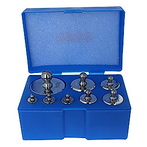 Utoolmart Calibration Weight Set 2KG in Total (10g 20g 20g 50g 100g 100g 200g 500g x 2Set) M2 Precision Chrome Plated Steel for Digital Balance Scales 2 Set