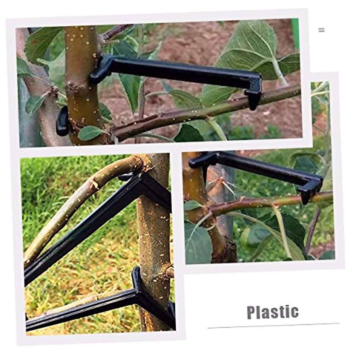 Levemolo 20 Pcs Branch Shape Tool Branch Spreaders for Fruit Trees Fruit Branch Spreader Plant Branches Fixing Tools Trees Plants Branch Bender Multipurpose Garden Tool Sealer Multifunction