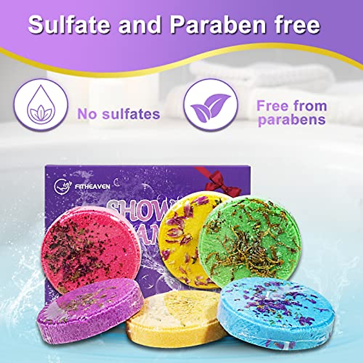 Shower Steamer Purple Cover