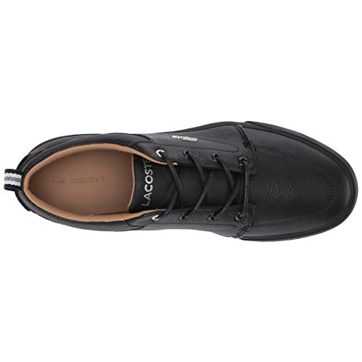 Lacoste Mens Bayliss Sneaker, Black/Black, 10